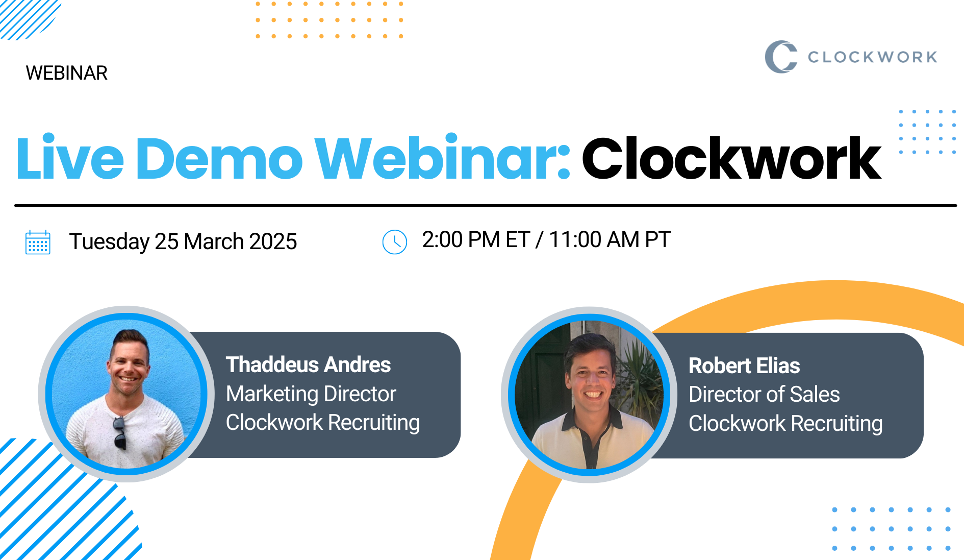 Live Demo: Clockwork Executive Search Software | Clockwork